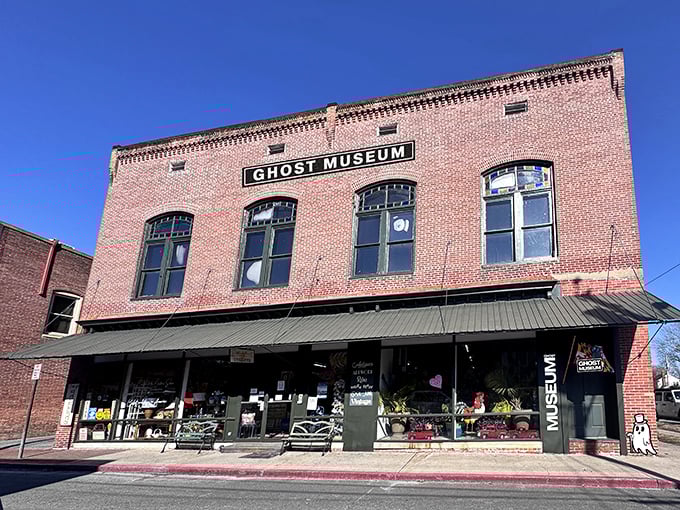 The Ghost Museum proves that even spirits have good taste in real estate. That brick facade has probably seen more drama than a Netflix series.
