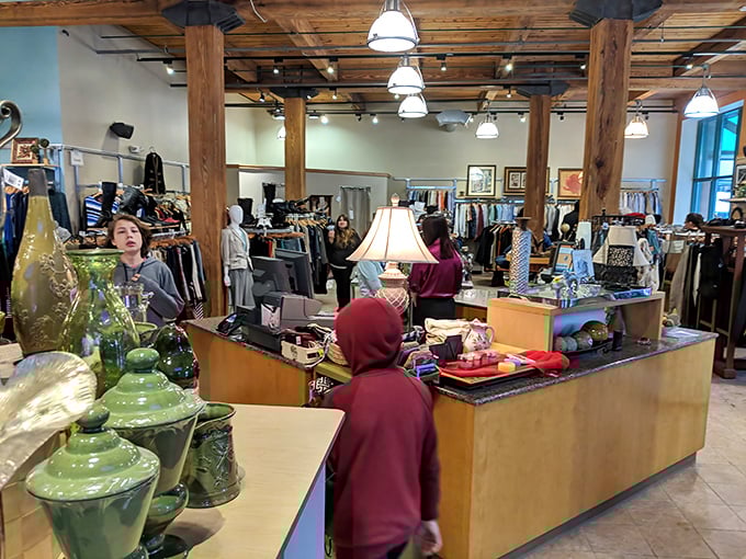 Serious shoppers know the early bird gets the vintage worm – this bustling interior proves Retique's reputation as Milwaukee's premier thrift destination.