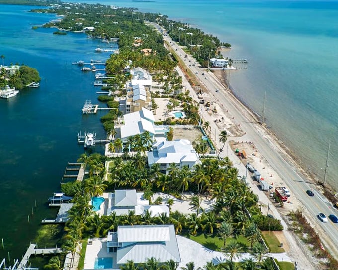 The Overseas Highway threads through Islamorada like a lifeline, connecting these slices of paradise to the mainland—but just barely.