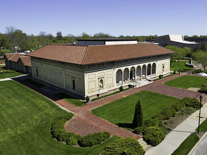 The Allen Memorial Art Museum doesn't just house masterpieces—it wears its own architectural elegance like a perfectly tailored suit.