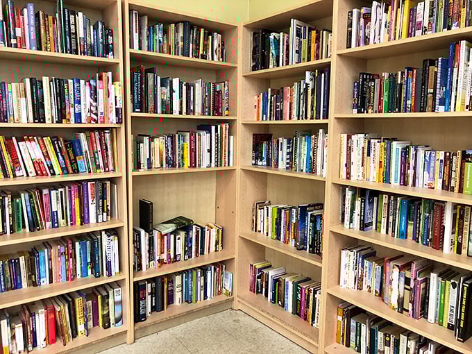 The book corner: where literary treasures find second homes. Bibliophiles beware—you might need to clear another bookshelf at home.