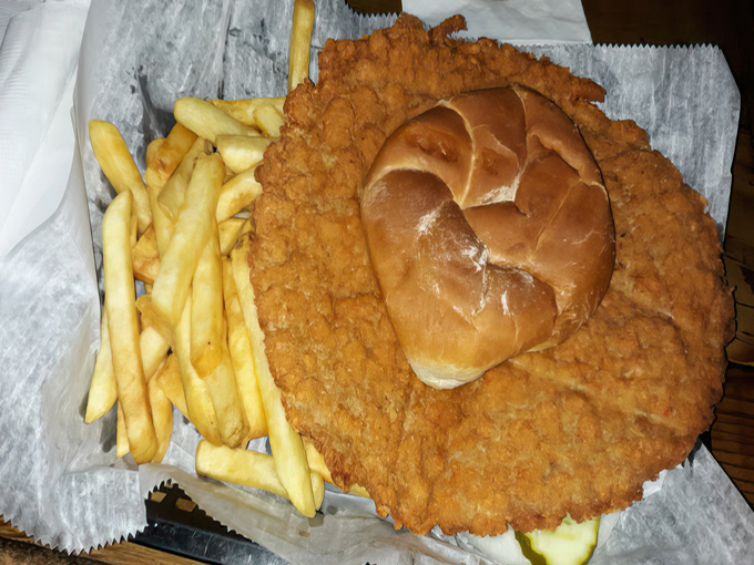 The chicken sandwich that launched a thousand road trips—golden-fried perfection that makes you wonder why you'd ever settle for fast food again.