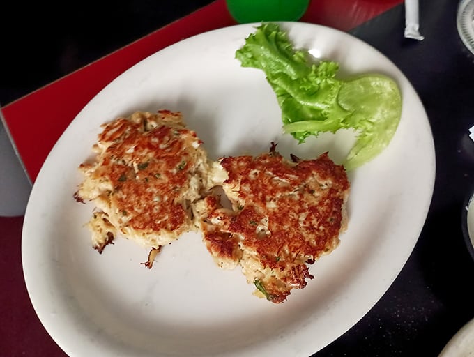 Golden-brown crab cakes that would make Maryland jealous—who knew Indiana had this kind of seafood game?