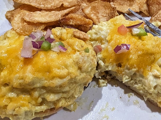 These crab cakes aren't playing hard to get—they're flirting with your taste buds. Golden-topped and ready for their close-up on the cover of "Seafood Monthly."