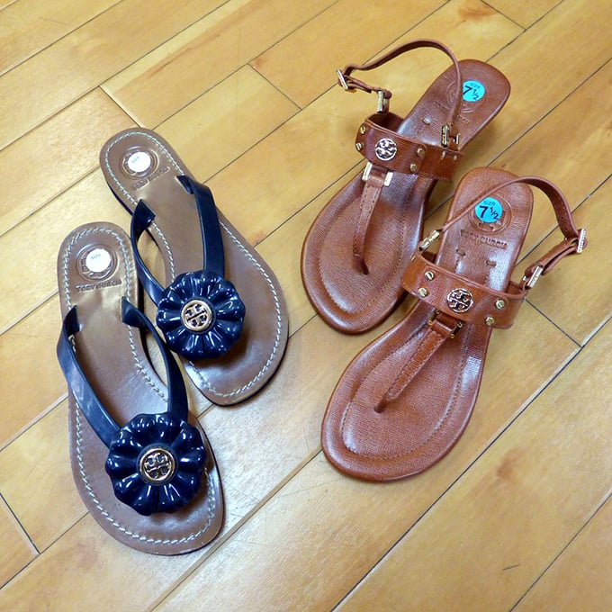 Tory Burch sandals without the Tory Burch trauma to your credit card? This is what shopping dreams are made of.