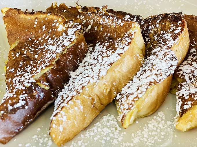 French toast so perfect it makes you question every other breakfast choice you've made.