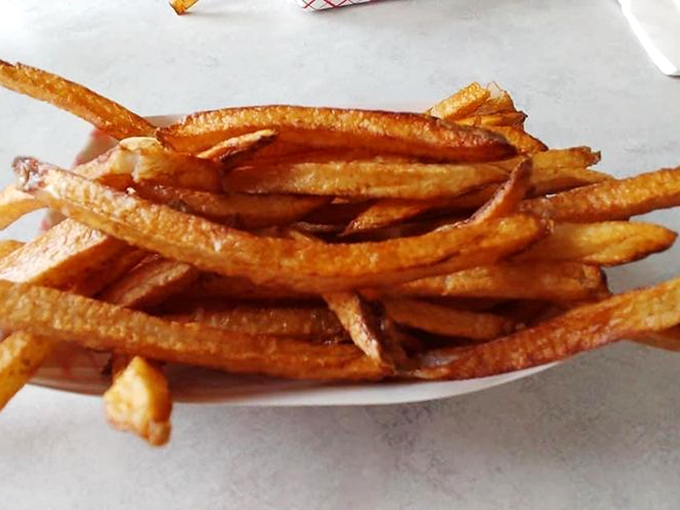 These aren't your average fries – they're golden-brown time machines that transport you back to when "fast food" meant "made with care."