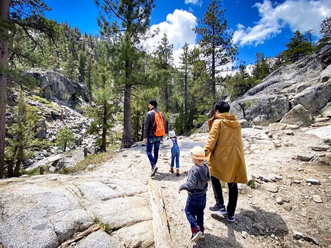 Family adventures don't get better than this – where little legs conquer big mountains one granite step at a time.