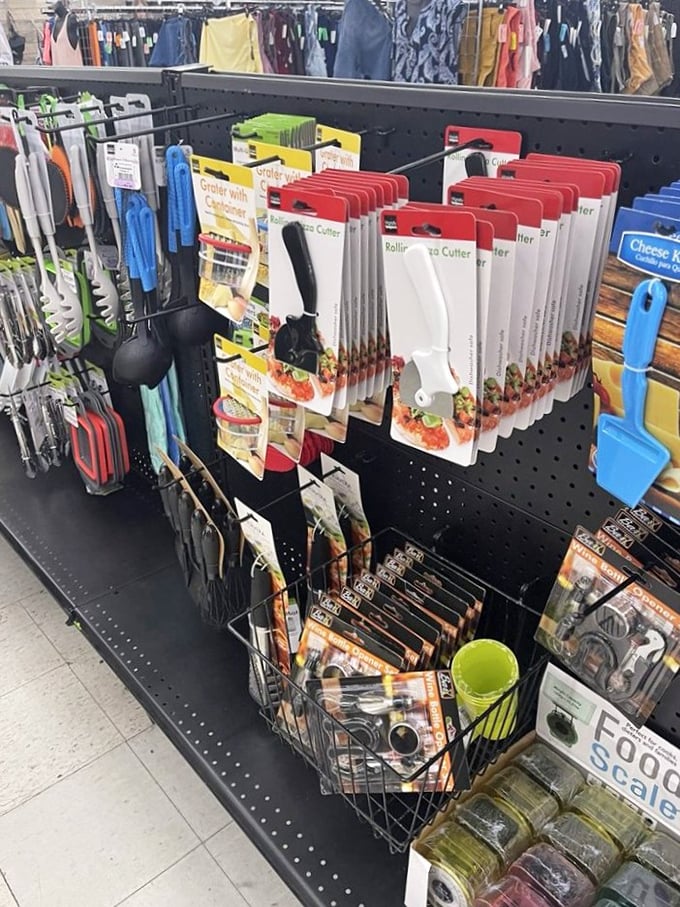 Kitchen gadget paradise! These colorful utensils might inspire your inner chef or at least make you look like you know what you're doing.