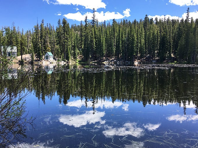 Mirror, mirror on the lake – who's the fairest mountain reflection of all? Lake Alpine serves up postcard perfection that no filter could improve.