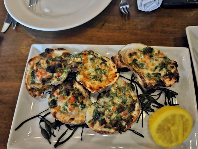 These aren't your average oysters—they're little seafood masterpieces. Baked with herbs, cheese, and a chef's touch that would make Poseidon himself applaud.