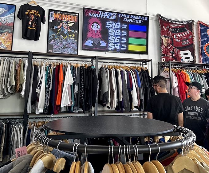 The digital price board offers a refreshing transparency rarely seen in retail. No mysterious markups or "vintage tax"—just straightforward deals that won't require a second mortgage.
