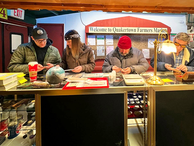 The welcome desk – where treasure maps are dispensed and the friendly faces behind the counter know exactly where to find that thing you didn't know you needed.