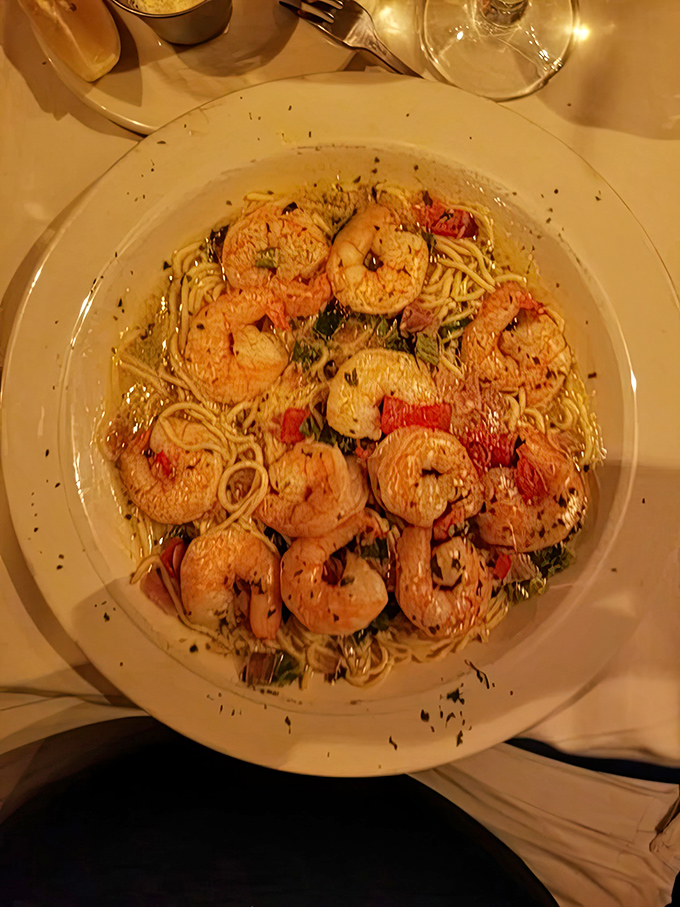 These shrimp aren't just swimming in garlic butter—they're doing the backstroke in flavor paradise. Pasta never had it so good.