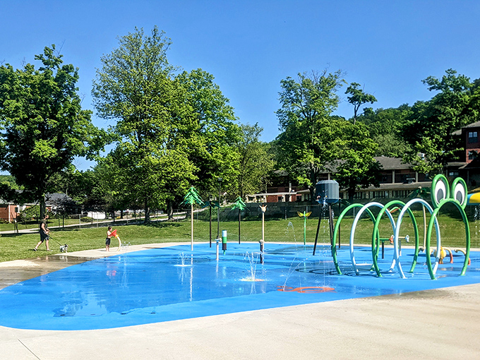Titusville's splash pad proves you're never too old for a little aquatic therapy, especially when Pennsylvania summer heat makes retirement feel like a tropical vacation.