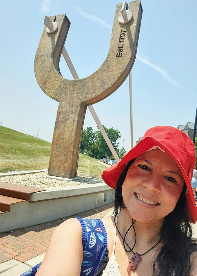 "Est. 1797" etched into the wooden frame adds historical intrigue to this modern attraction, where selfie opportunities are as abundant as smiles.