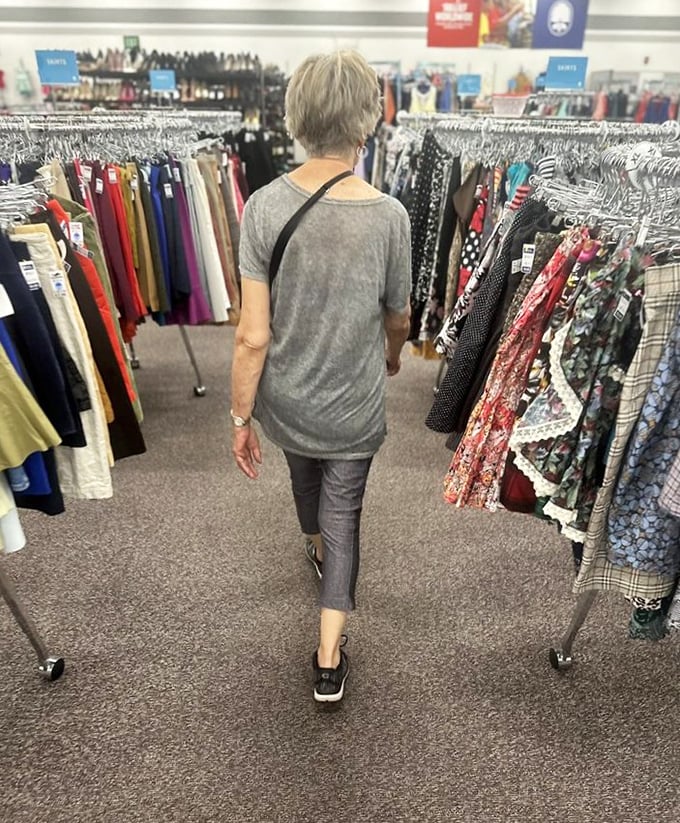 The thrill of the hunt draws shoppers of all ages. Each aisle promises new discoveries and fashion reinvention.