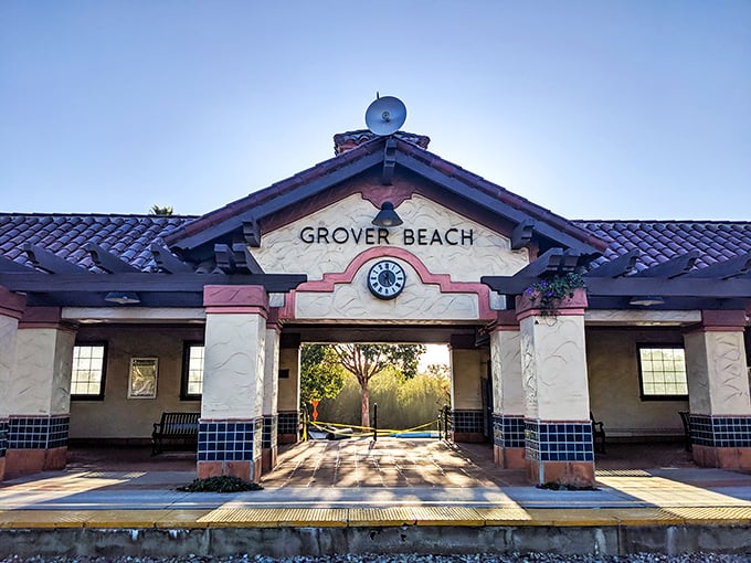 The historic charm of Grover Beach's train station whispers stories of California's past while promising an affordable future.