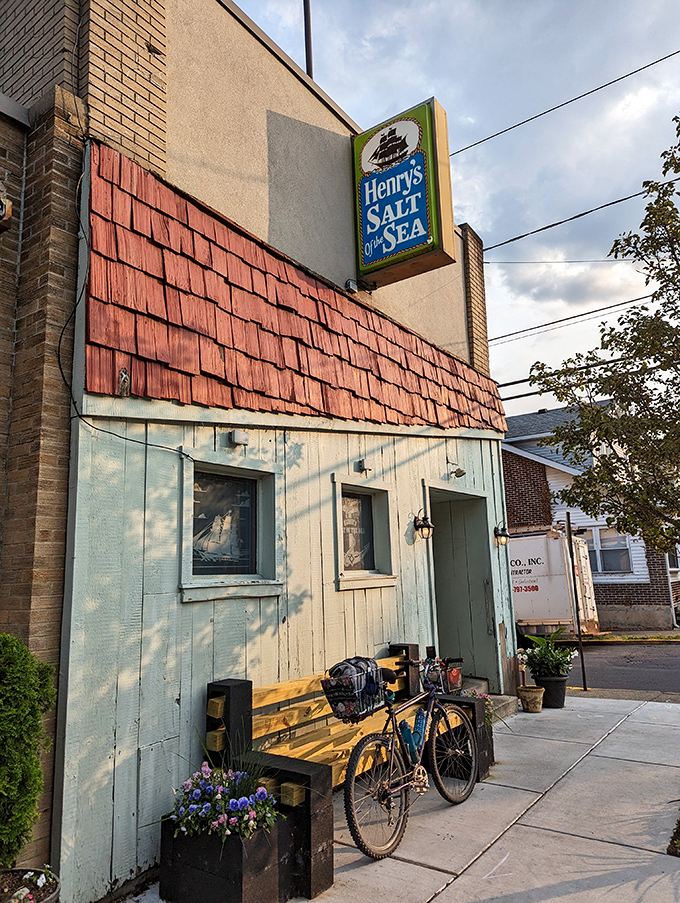 Henry's Salt of the Sea (exterior): "Beach shack vibes in the middle of Allentown? Henry's proves great seafood can thrive anywhere!"
