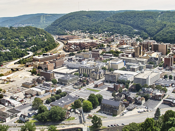 Mountain-hugged cityscapes where nature meets affordability in perfect Pennsylvania harmony every single day.