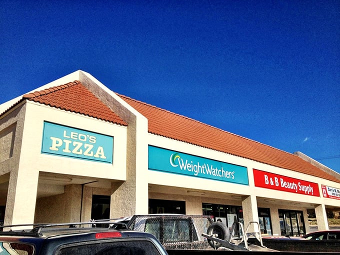 Leo's Pizza proves the old adage true: never judge a strip mall pizza joint by its modest signage or unassuming storefront.