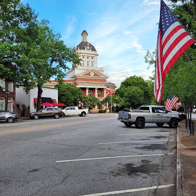 Madison's historic buildings create a downtown where you'll want to linger, especially when there's no schedule to keep.