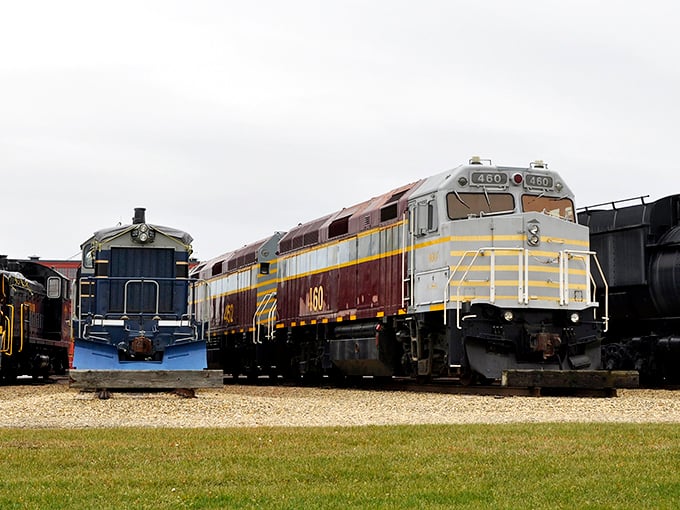 These magnificent train engines aren't just museum pieces—they're time machines that transport you back to when the railroad was king.