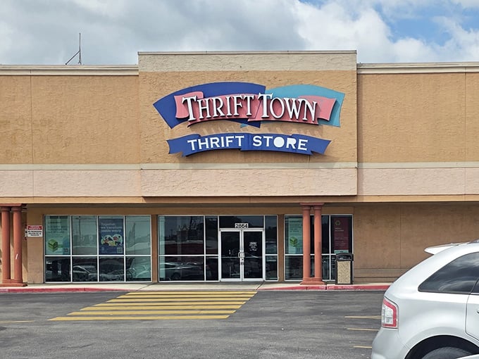 Thrift Town's understated facade hides a wonderland of possibilities, like that unassuming restaurant that turns out to have the best pie in town.