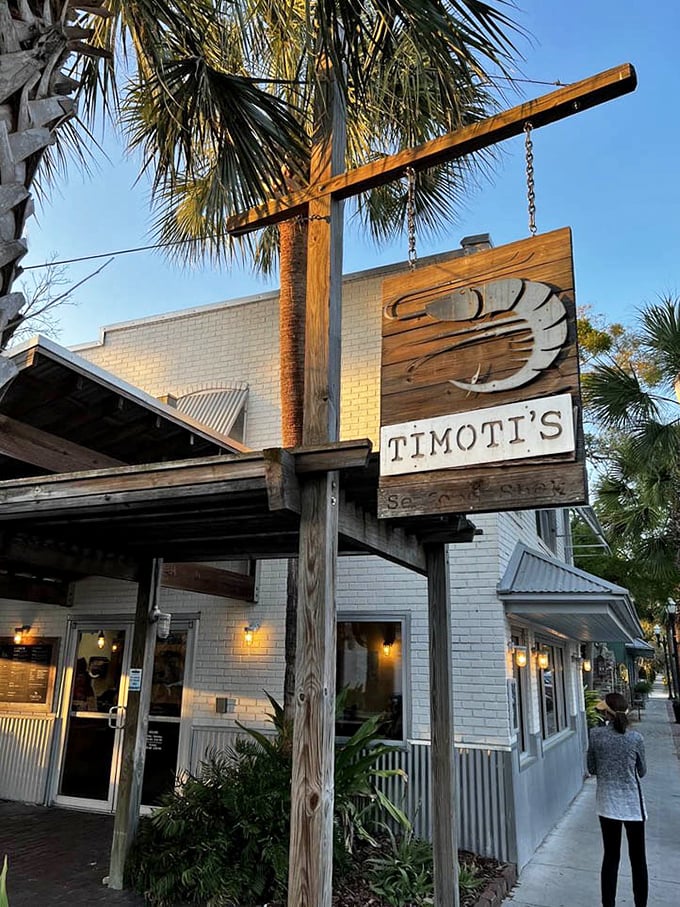 Don't judge this book by its strip mall cover – inside lurks some serious seafood talent.