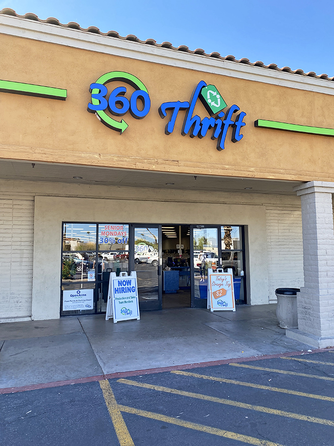 "Now Hiring" meets "Senior Monday" at this Mesa gem where thrifting becomes an art form.