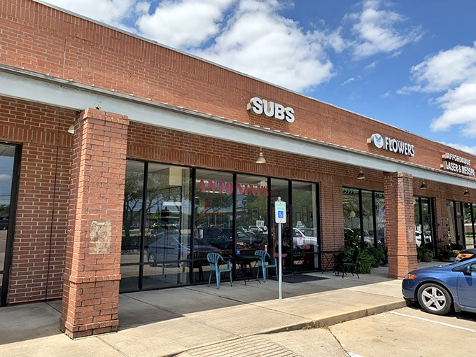Simple brick exterior, extraordinary subs inside—Antonini's proves you can't judge a sandwich by its storefront.
