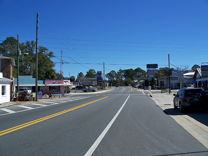 Carrabelle's main drag proves sometimes the best things come without traffic lights, chain stores, or pretense.