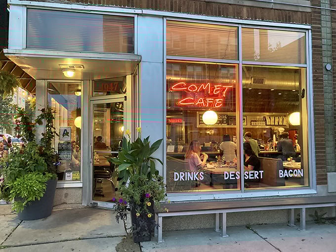 Comet Café: By day, a sunny breakfast haven. By night, a cozy spot where Milwaukee's cool kids gather for comfort food.
