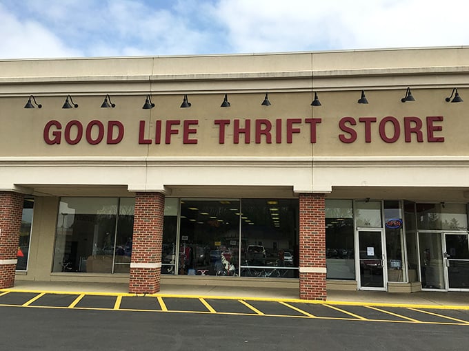 Behind this simple storefront lies a carefully curated collection that makes "secondhand" feel like a first-rate experience.