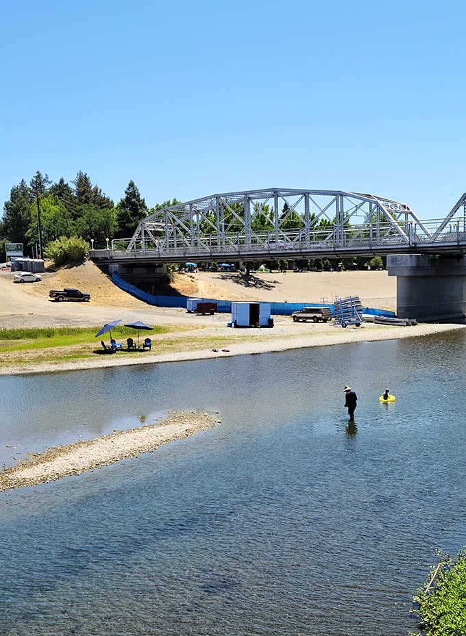 This isn't just a bridge—it's a portal to wine country adventures where the biggest decision is red, white, or "why not both?"