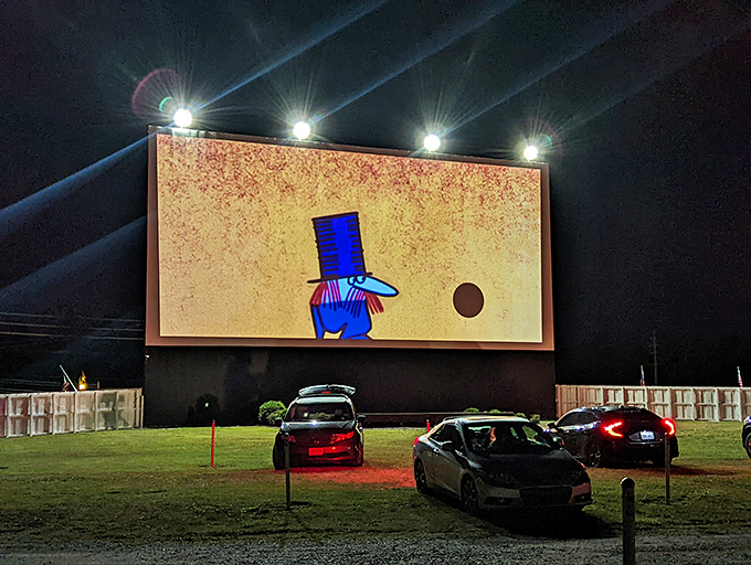 Sunset gives way to screen time at Mayfield Road. The original surround-sound experience includes cricket chirps and gentle breezes.