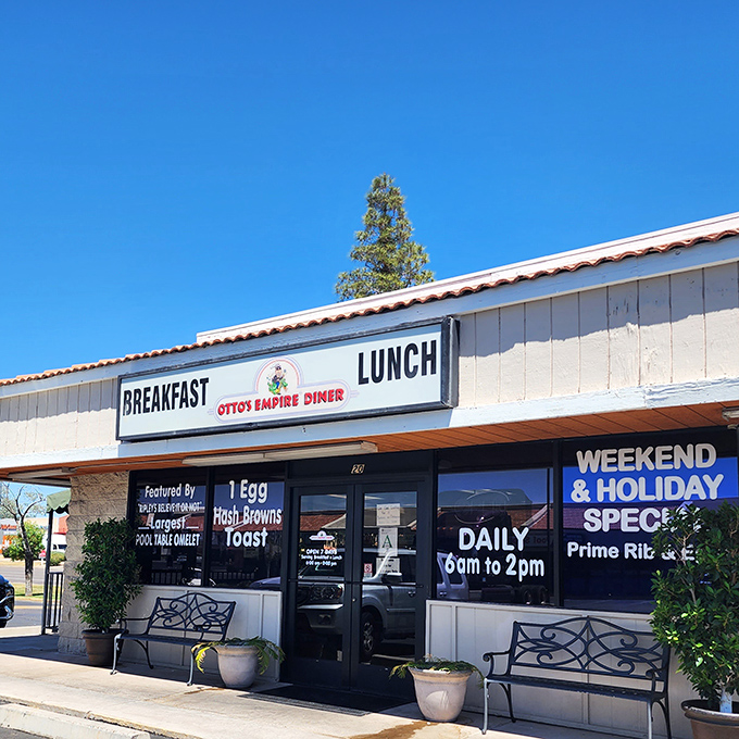 That "BREAKFAST-LUNCH" sign isn't just information – it's a daily invitation to join the neighborhood's best-kept culinary secret.
