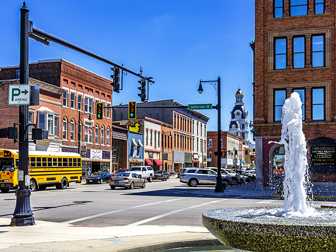 Charming storefronts and historic architecture make Van Wert's downtown a delightful place to stretch both your legs and your retirement savings.