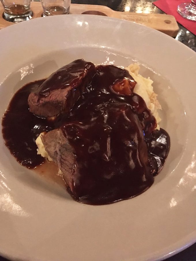 Braised beef so tender it practically surrenders at the sight of your fork. That rich, glossy sauce deserves its own thank-you note.