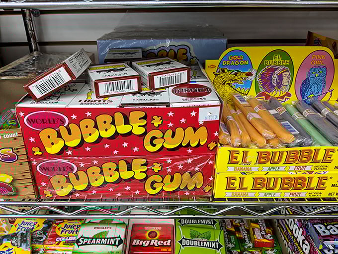 Remember when a quarter bought you endless bubble gum balls? This wall remembers and delivers.