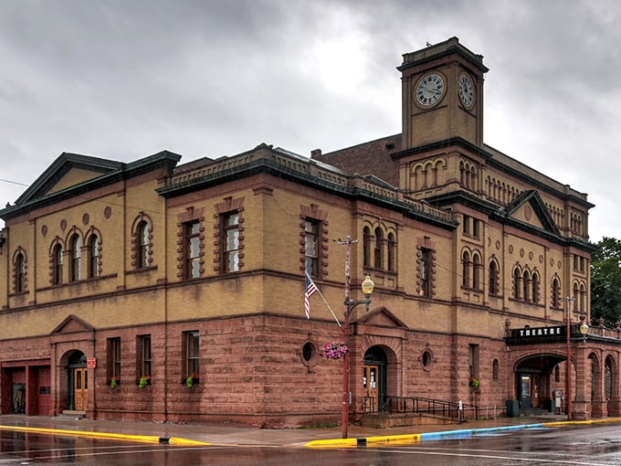 The Calumet Theatre's elegant façade has weathered a century of Upper Peninsula winters with more grace than most of us handle a single snowstorm.