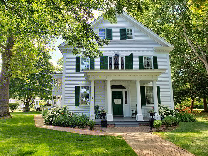 This pristine Victorian home isn't playing dress-up—it's the real deal. The Calvin B. Taylor House stands as a time capsule with a fresh coat of paint.