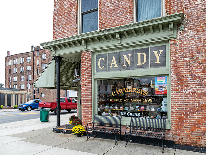 Carmazzi's candy store window display is the adult equivalent of pressing your nose against the glass as a kid – except now you can actually afford everything inside.
