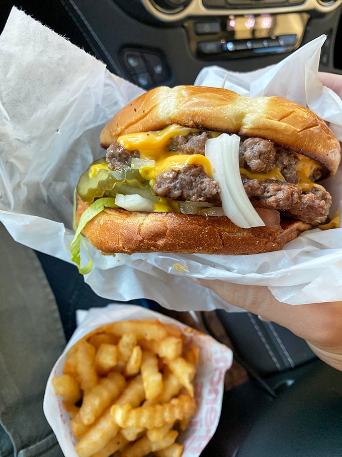 This isn't some fancy gastropub creation – it's an honest cheeseburger that reminds you why classics became classics in the first place.