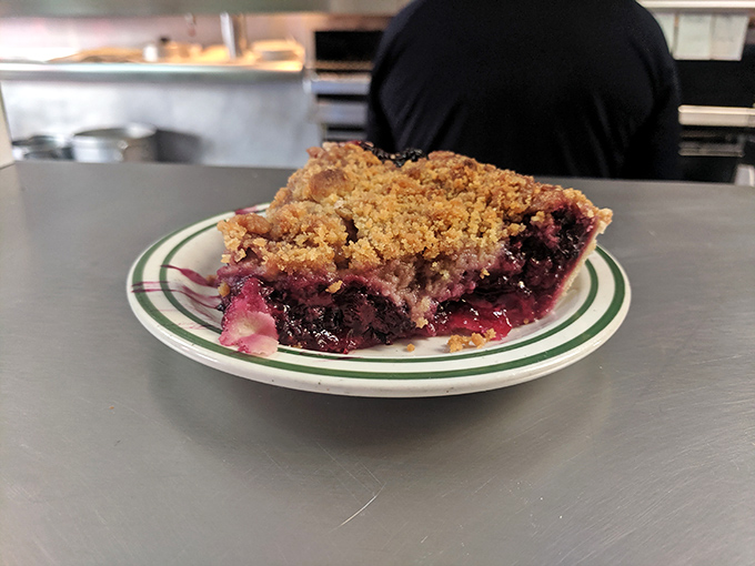Ruby-red filling peeks through a lattice of perfectly flaky crust. This cherry pie doesn't need a Twin Peaks reference—it's legendary on its own.
