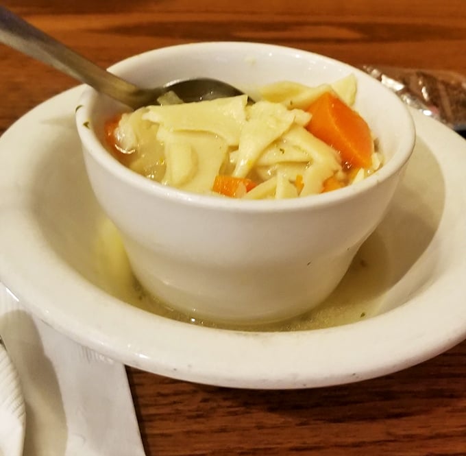 Chicken noodle soup that doesn't need a doctor's prescription but delivers the same healing powers, one spoonful at a time.