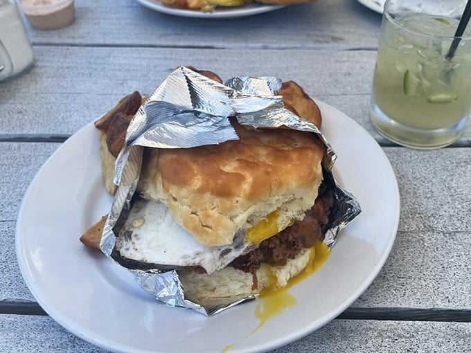 Even the chicken sandwich gets the star treatment here, wrapped up like a delicious present you actually want.