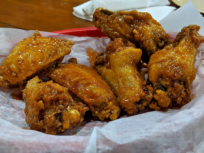 These wings aren't just good "for Pennsylvania"—they're good period. Crispy, saucy, and begging to be devoured without shame.
