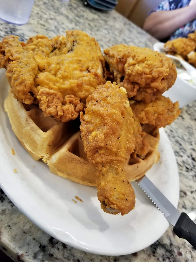 Chicken and waffles: proof that some food combinations are simply meant to be together.