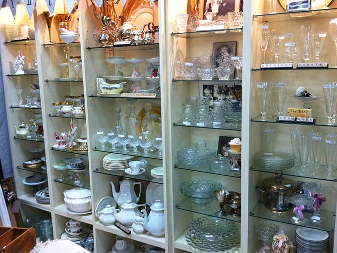Crystal and china that have witnessed decades of special occasions now wait patiently for your dinner party's grand debut.